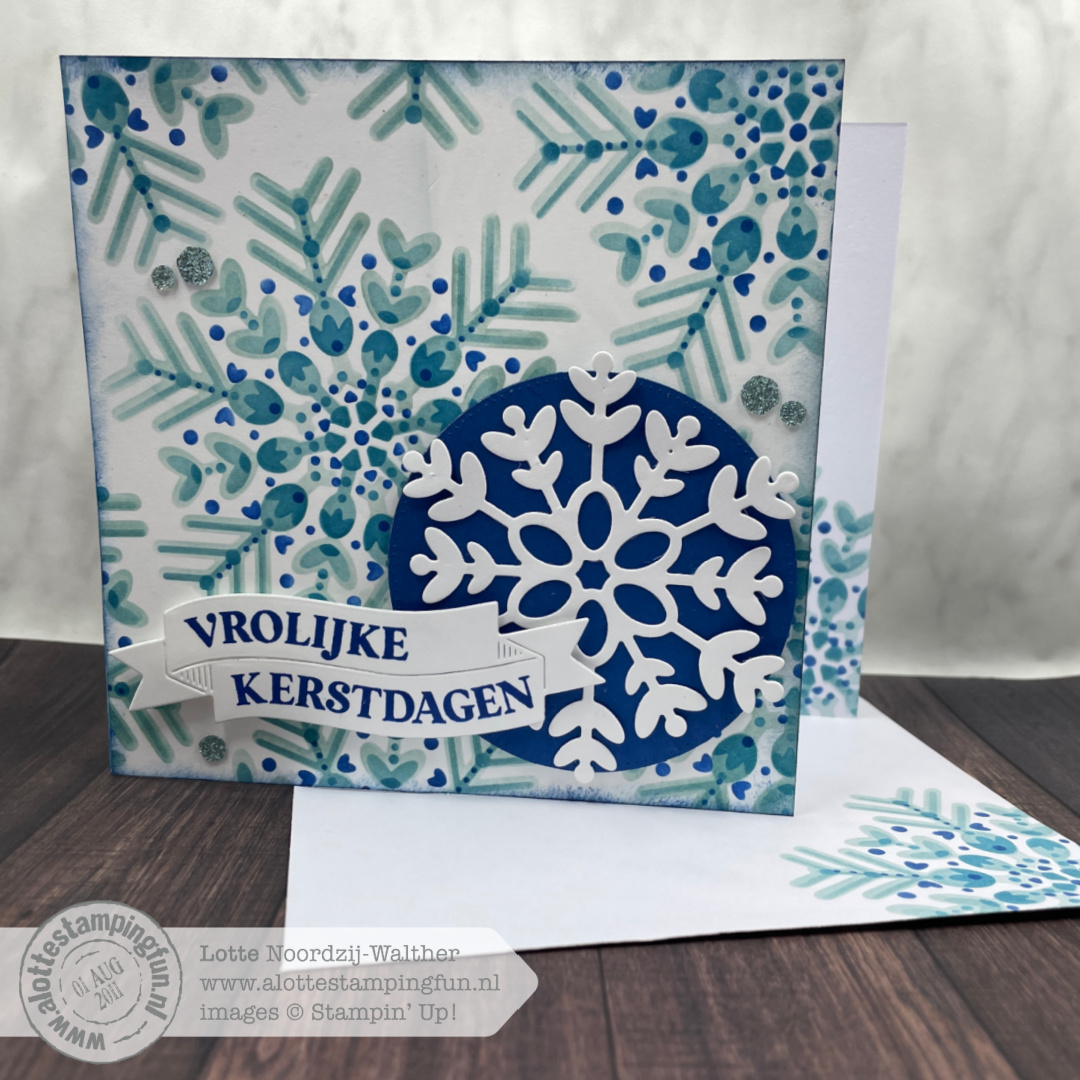 Snowy Delight kerstkaart - Feel Good Stampin' Blog hop – A Lotte ...